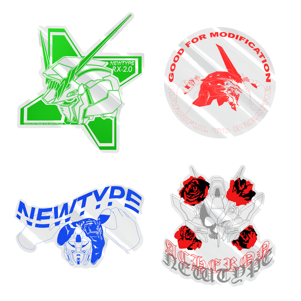 Newtype Vinyl Decal Variety Bundle – newtypeofficial
